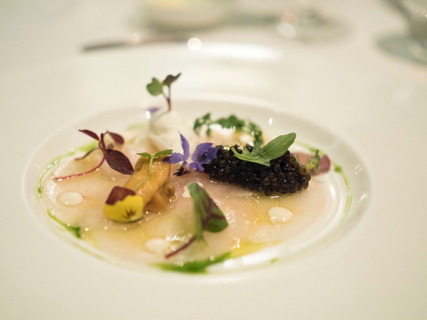 maison-papillon-shad-sashimi-uni-caviar • The Shanghai Kid Blog